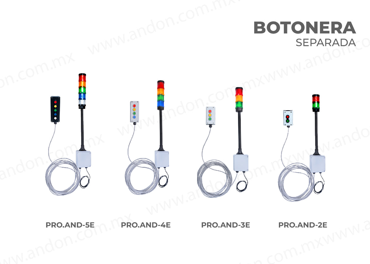 Andon con Botonera Separada – Andon Store