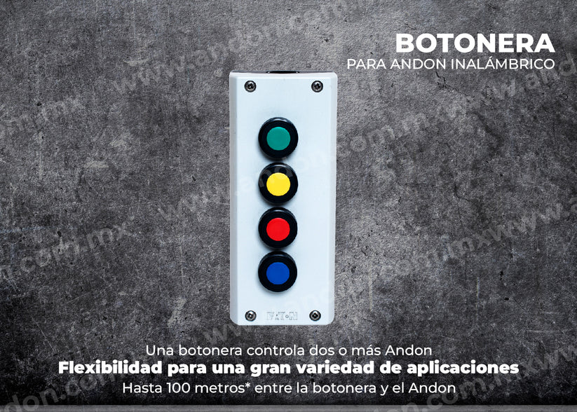 Botonera para Andon Inalámbrico – Andon Store