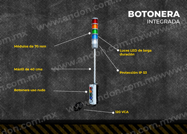 Andon con Botonera integrada – Andon Store