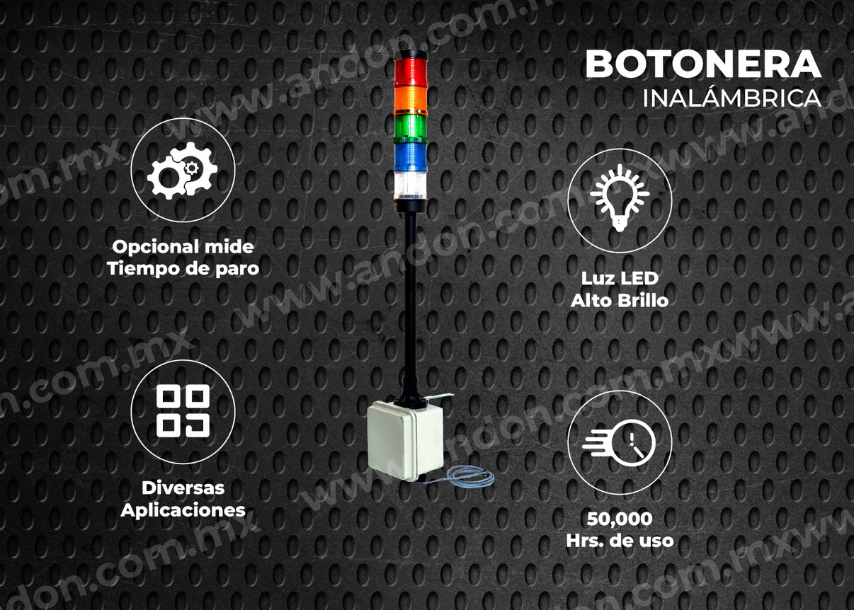 Andon con Botonera Inalámbrica – Andon Store